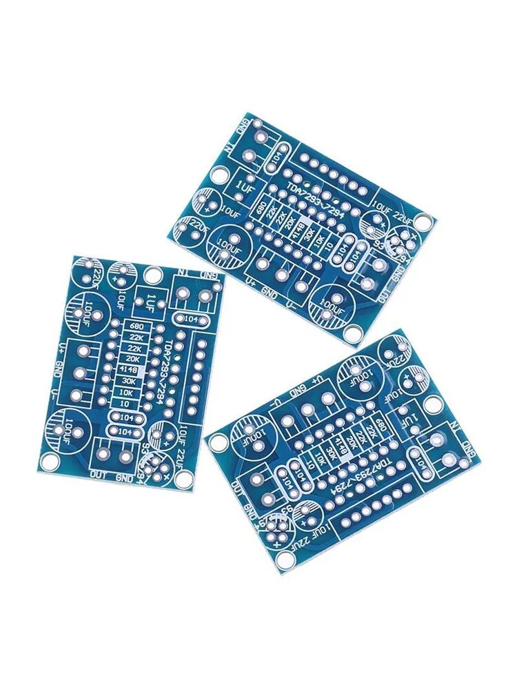 3 шт. TDA7293/TDA7294 моноканальный усилитель, печатная плата, голая плата