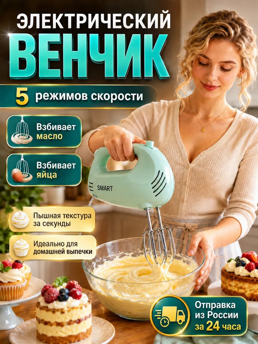 Миксер ручной кухонный без чаши