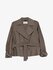 Куртка PESERICO Belted double-breasted jacket, размер 40, brown
