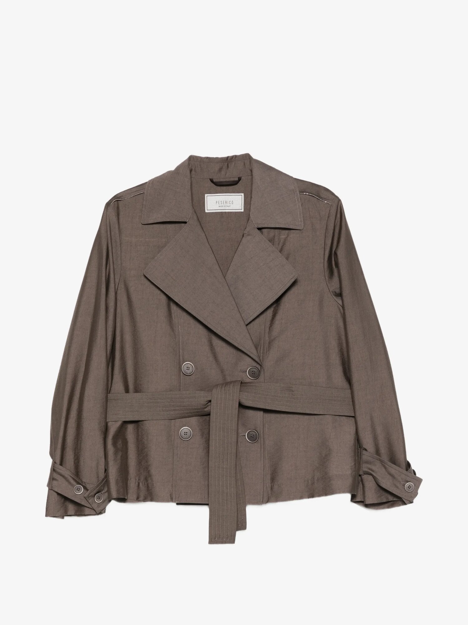 Куртка Belted double-breasted jacket