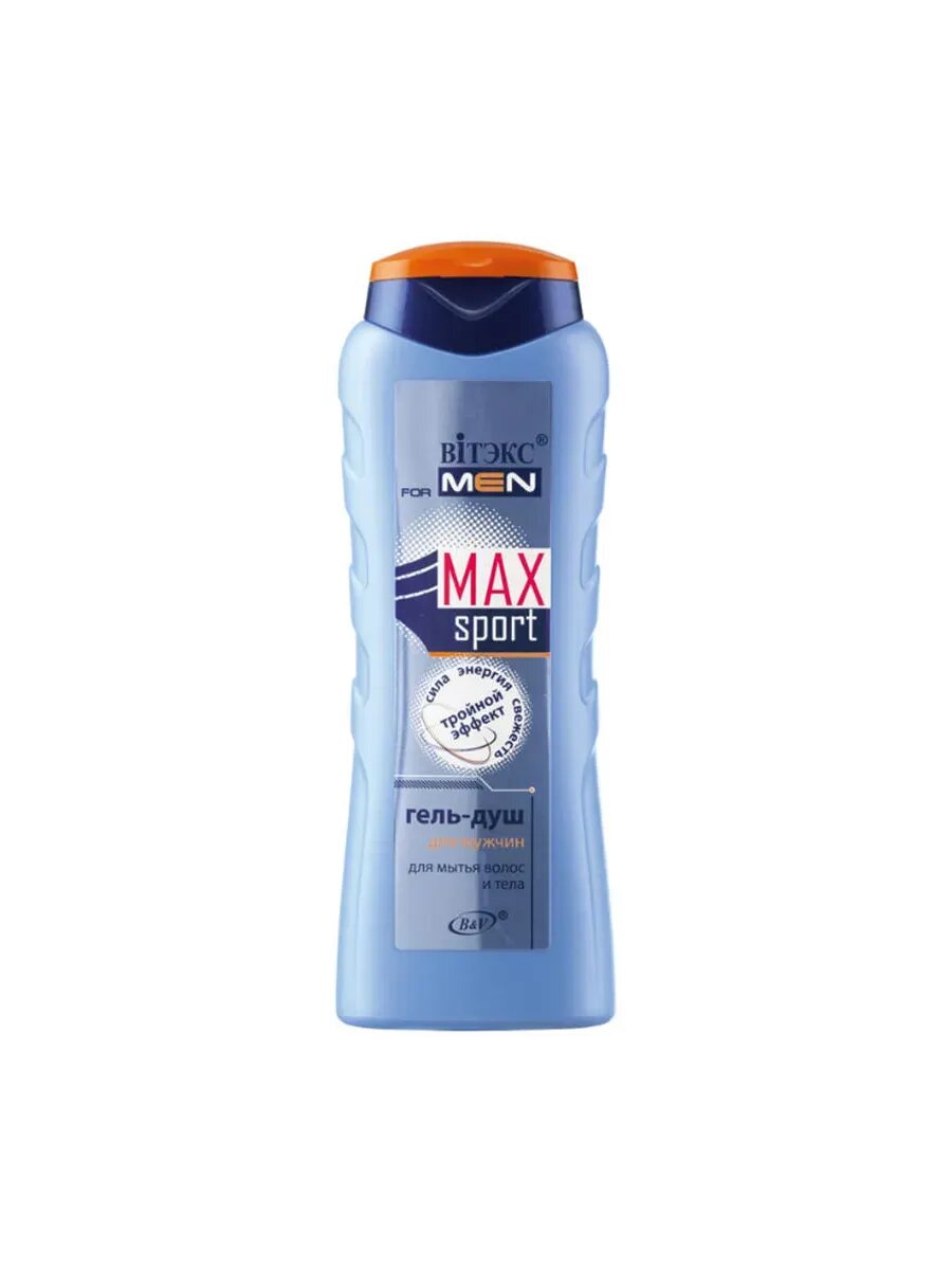 Vitex Max Sport Гель-душ для мытья волос и тела 400 г 1 шт