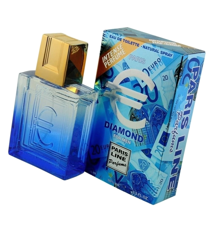 Туалетная вода мужская Paris Line Parfums Euro Diamond 100 мл - Пари Лайн Парфамс