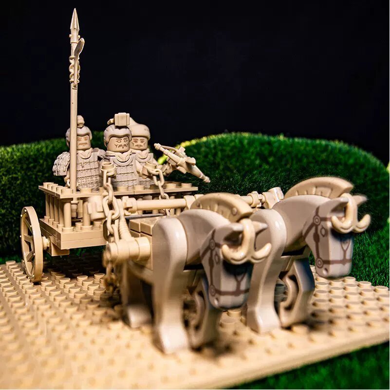 Коричневая военная фигурка для исторических коллекций Лего