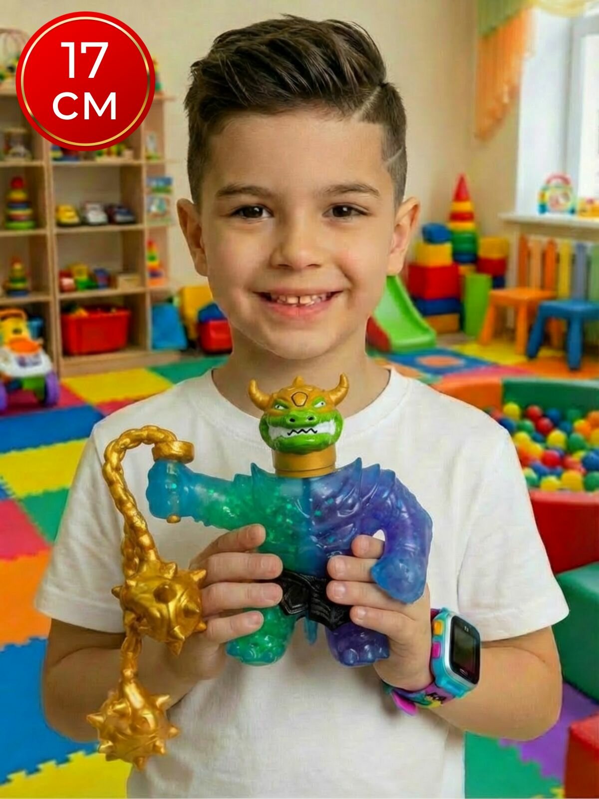 Игрушка тянучка 17 см монстр-растяжка