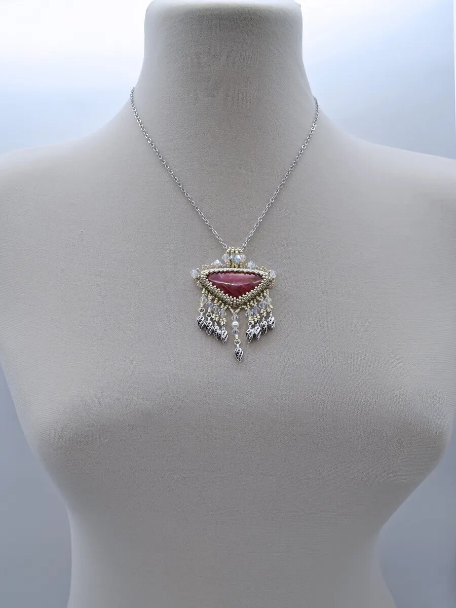 Колье, кристаллы Swarovski