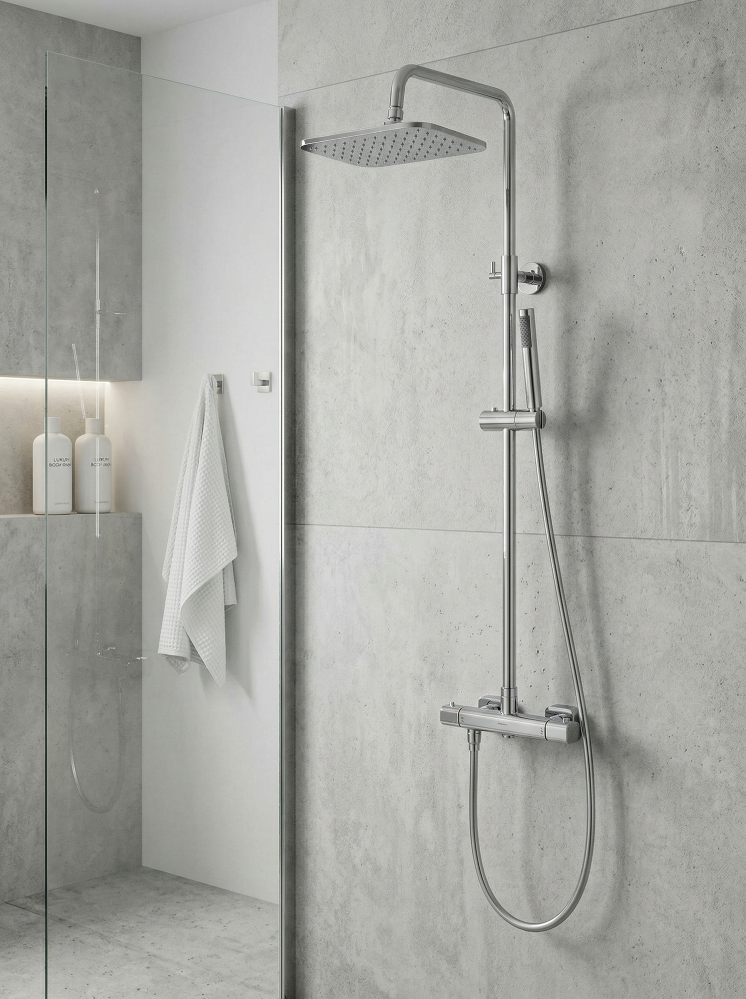Душевая система с тропическим душем Maxonor PURE LIFE HAPPY PL2489/2