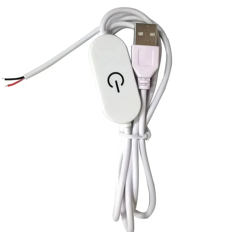 Сенсорный диммер 5V USB с кабелем 2-pin для светодиодных лент и ламп