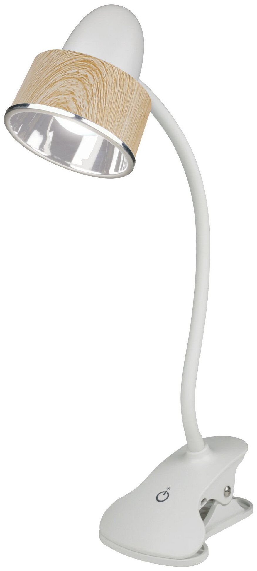 Светильник настольный UNIEL TLD-557 BROWN/LED/350LM/5500K/DIMMER, белый