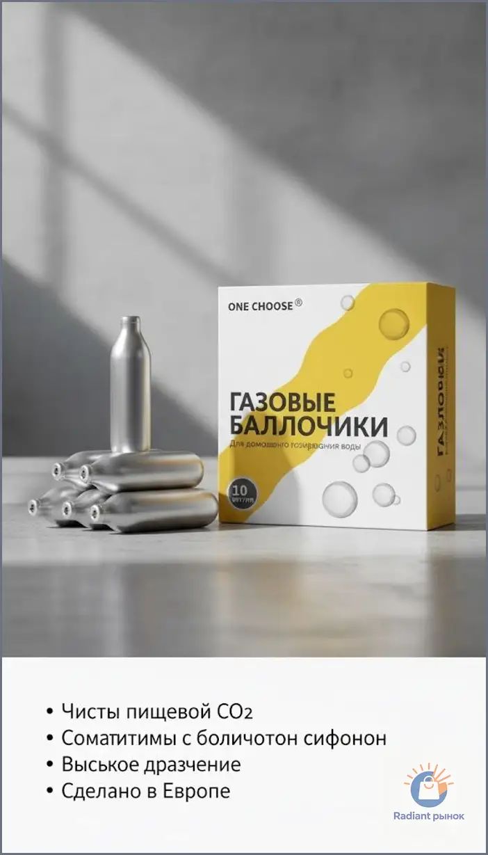 Сифон для газирования, 40 шт