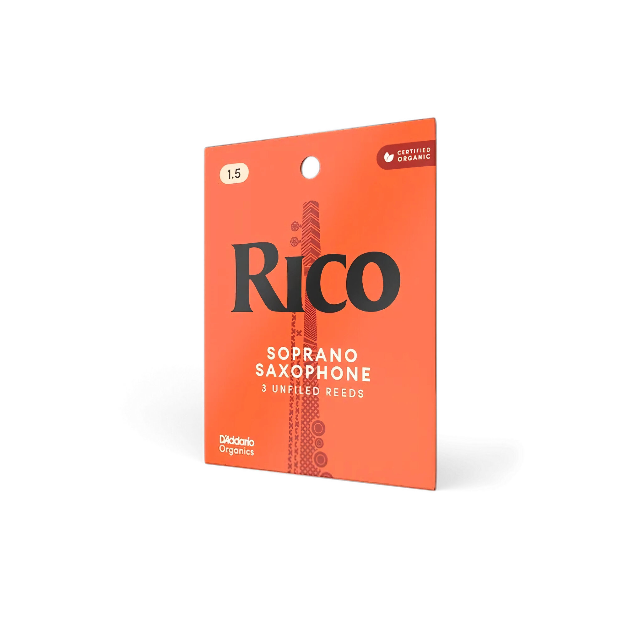 Трости для сопрано саксофона Rico №1,5 (3 шт) для обучения и музицирования