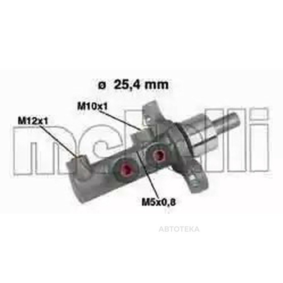 Главный тормозной цилиндр OPEL CROMA/VECTRA METELLI 050438