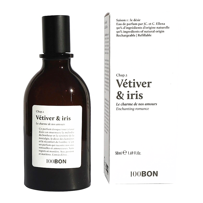100BON Vetiver and Iris женский парфюм 100 мл - Ветивер и Ирис парфюмерная вода 100 Бон