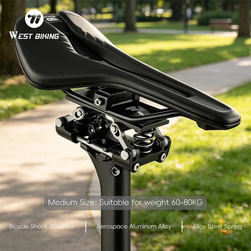 Амортизатор West Biking для горного велосипеда M(Fit 60-80kg)