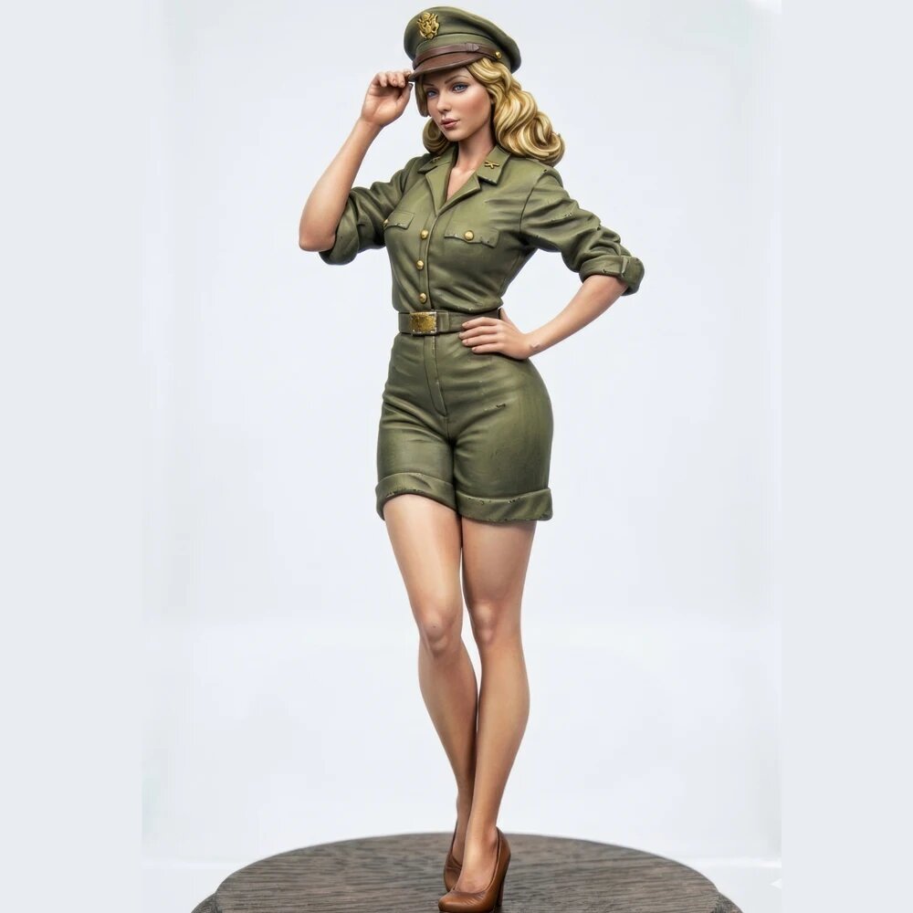 Фигурка медсестры ZKBOZK 1/35, смола, военная тематика, набор для сборки