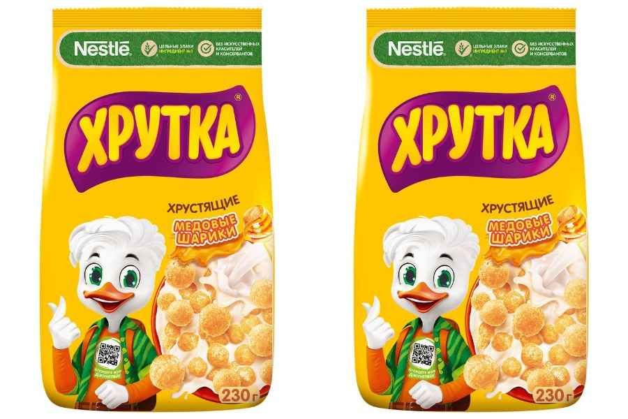 Хрутка Готовый завтрак Медовые шарики 230 г, 2 уп