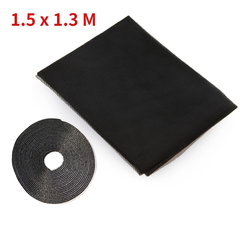 Москитная сетка белая для окна 150x130см black1.5 x 1.3 M