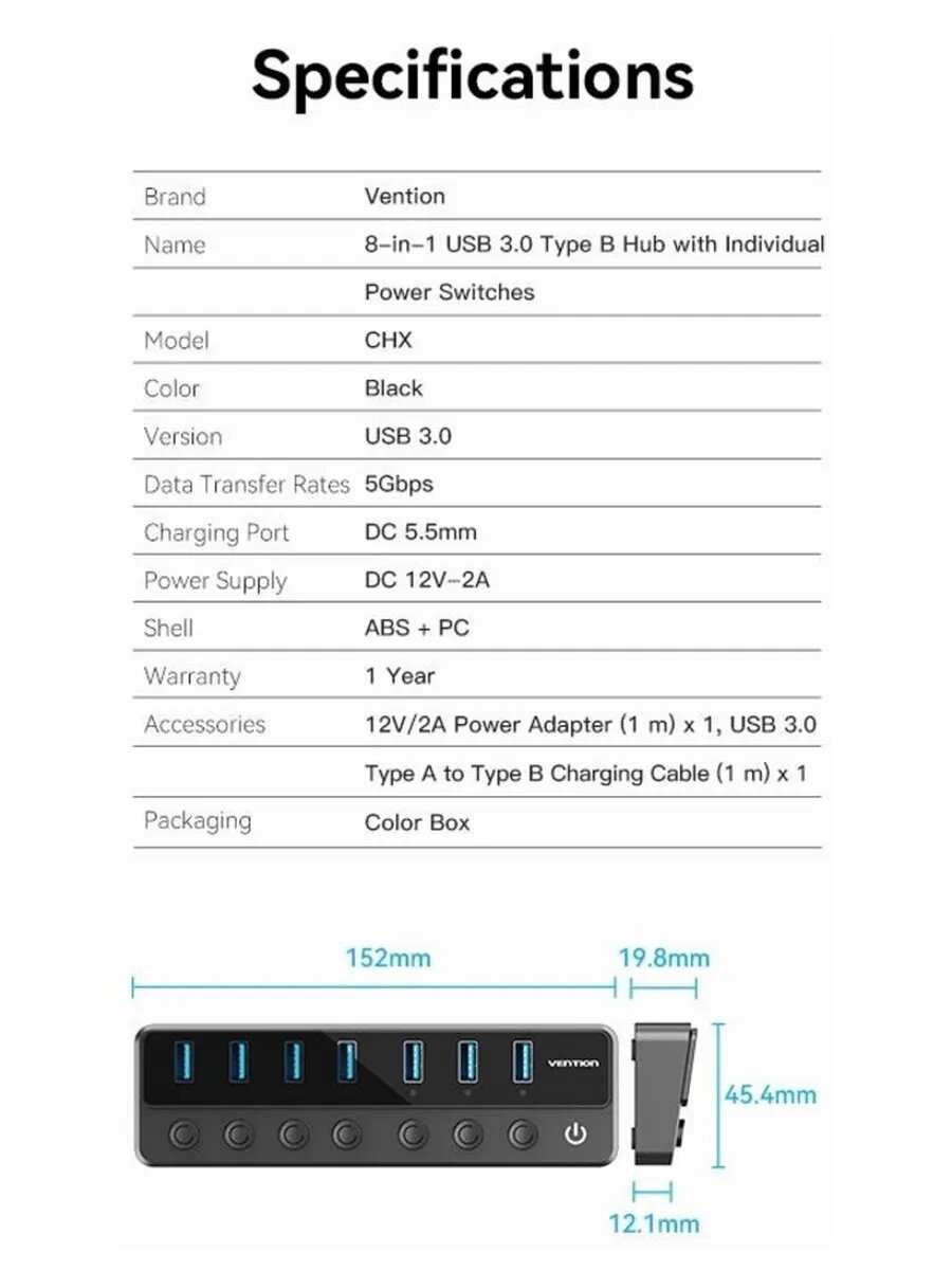 USB-концентратор CHXB0 — фото 1