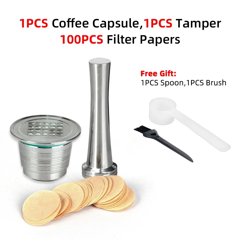 Кофейная капсула из нержавеющей стали Nespresso 1Pod 1Tamper