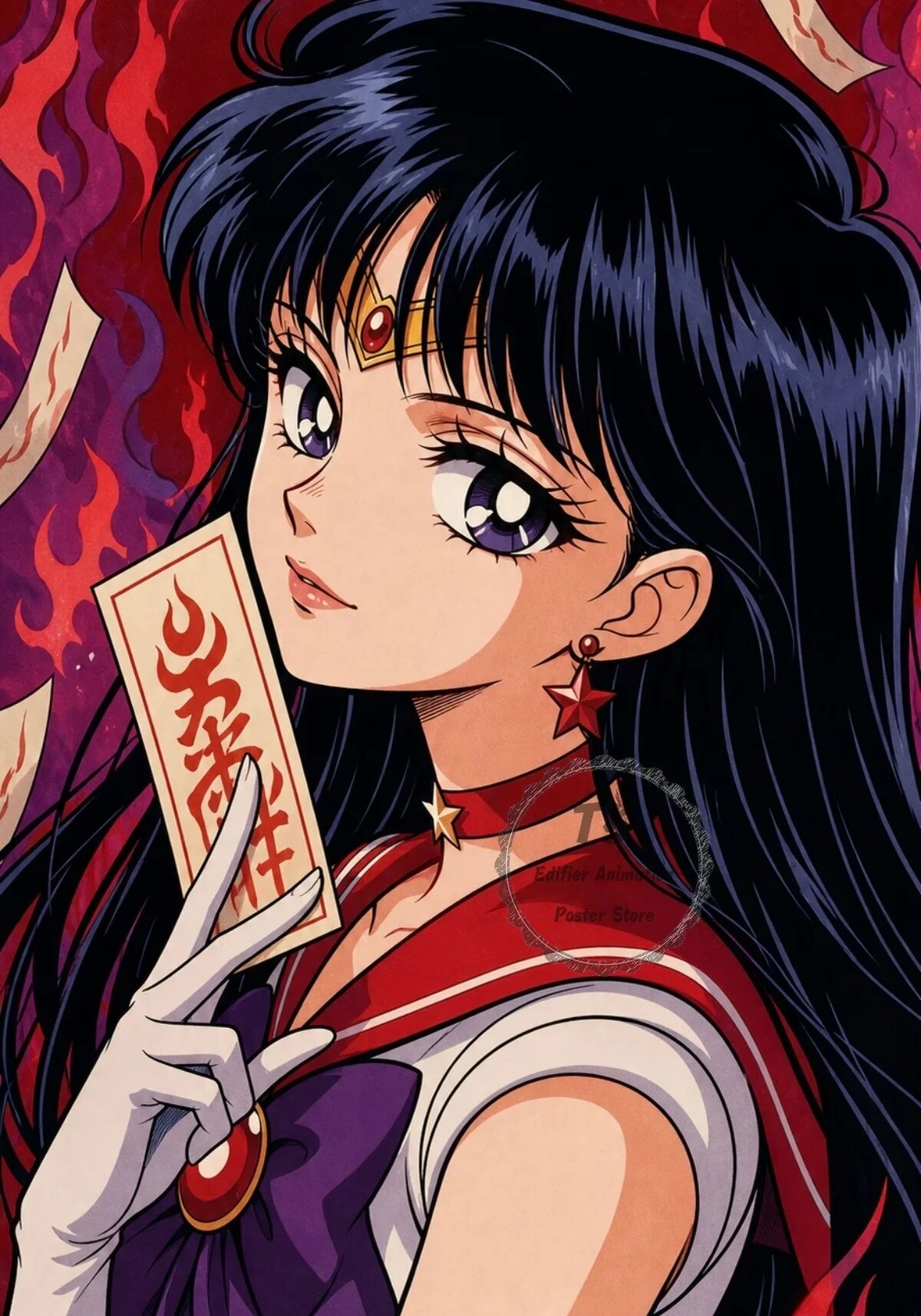 Bandai Sailor Moon Anime Canvas Poster T5-355-3, A3 30X42cm No Frame