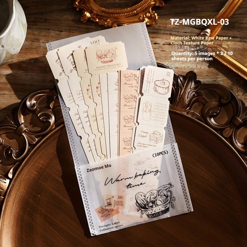 Винтажные наклейки JIANWU для скрапбукинга TZ-MGBQXL-03