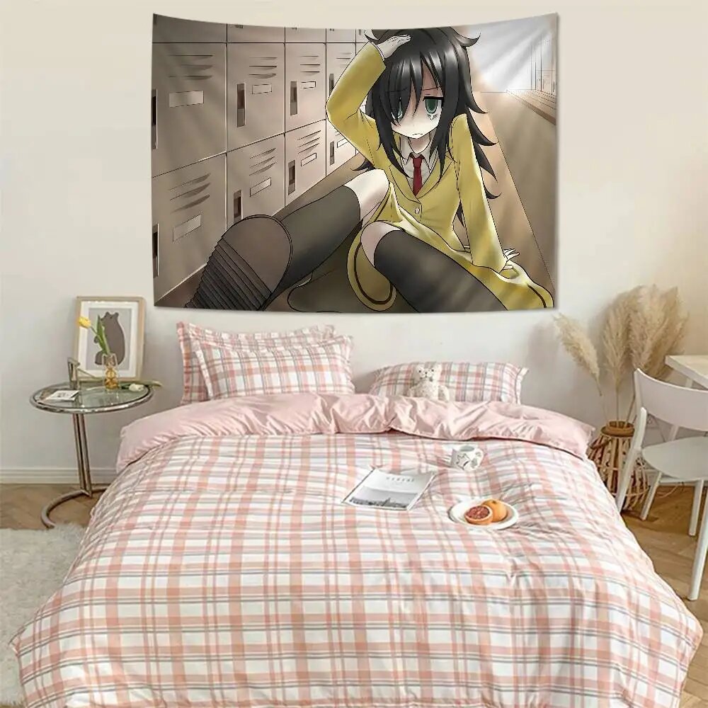 Аниме-гобелен K-Kuroki T-Tomoko для дома из полиэстера 90x140 cm, z6