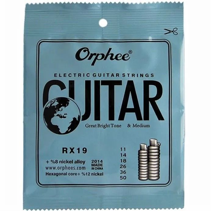 Струны для электрогитар Orphee RX-19 0.11-050, 6 шт