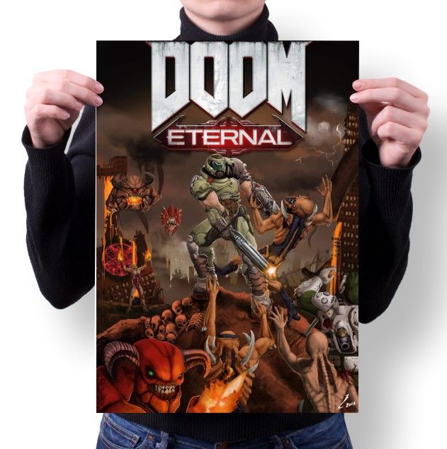 Плакат Doom/ Дум №6, А2
