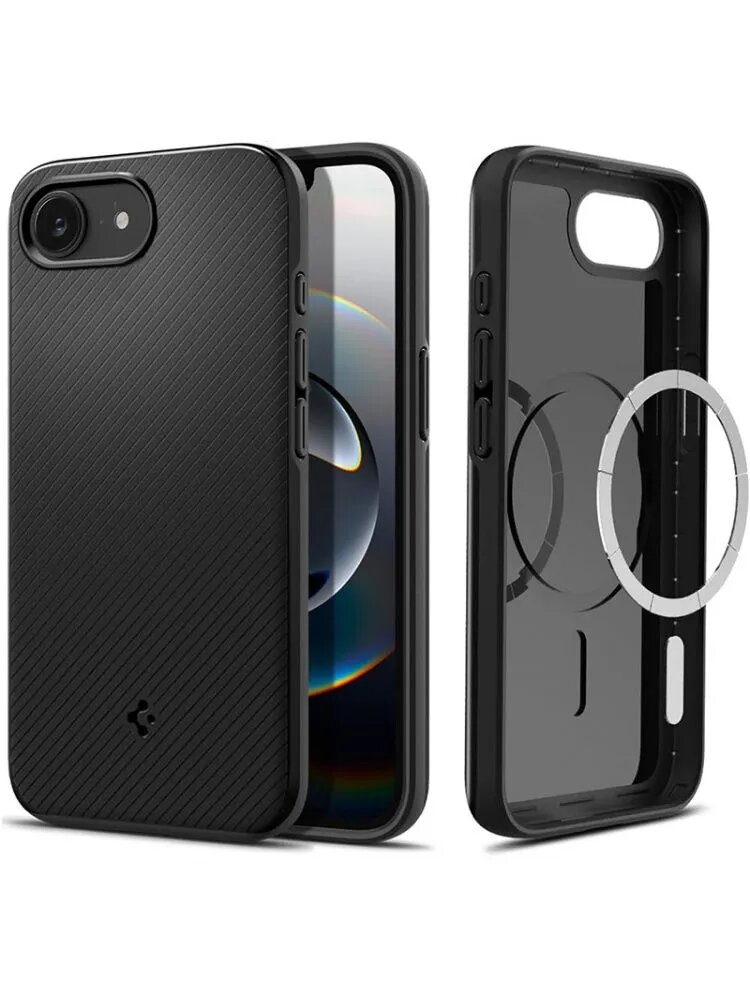 Чехол для мобильного телефона Spigen iPhone 17e / 16e 6,1 дюйма, Mag Armor MagFit, совместимый с Magsafe, защитный чехол от падения
