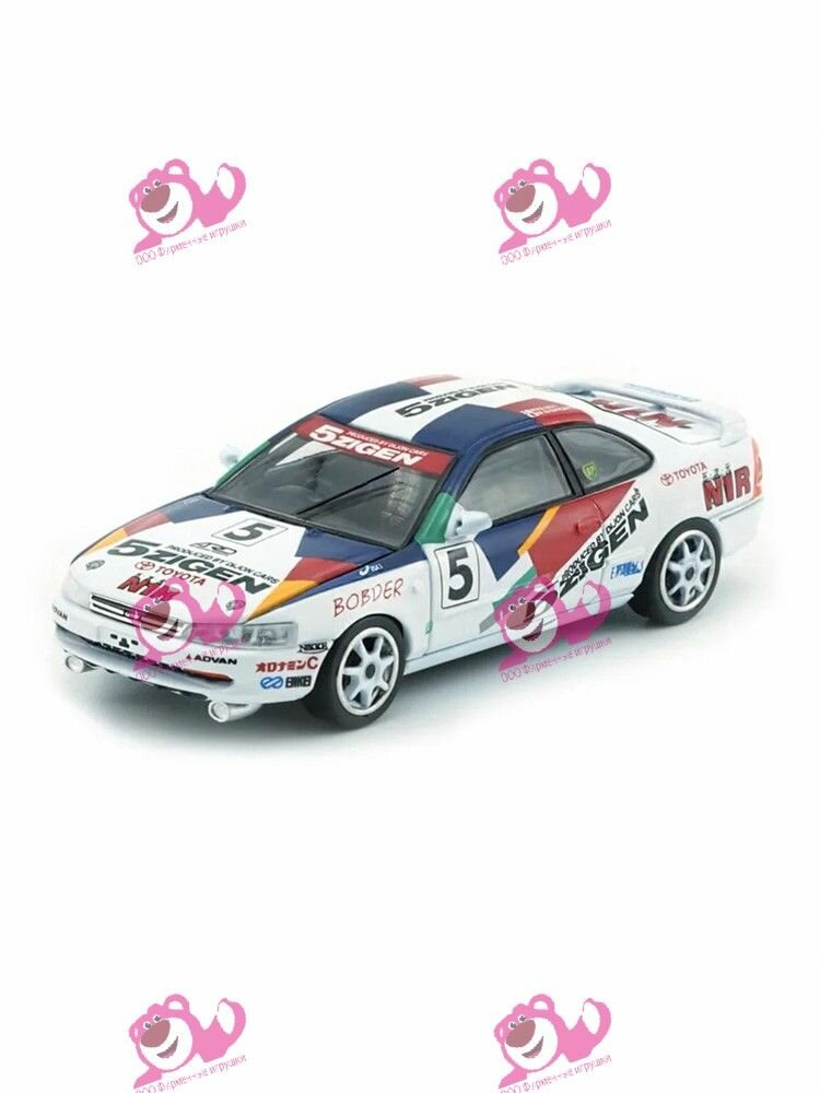 Машинка BM Creations 1/64 Toyota Levin Ae101 1993 Jtc 5zigen Diecast Scale Model Car