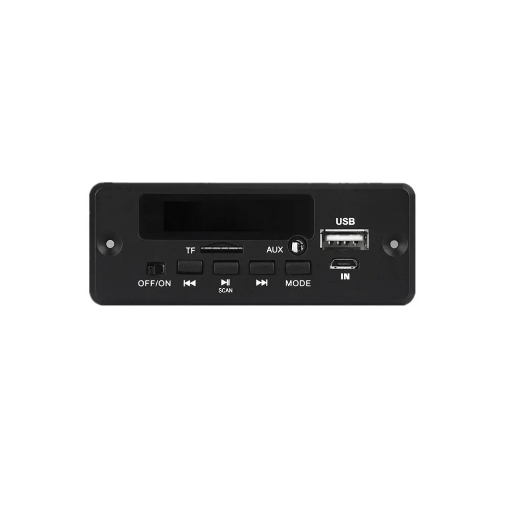 MP3 плеер USB, TF, AUX, Bluetooth, черный — фото 1