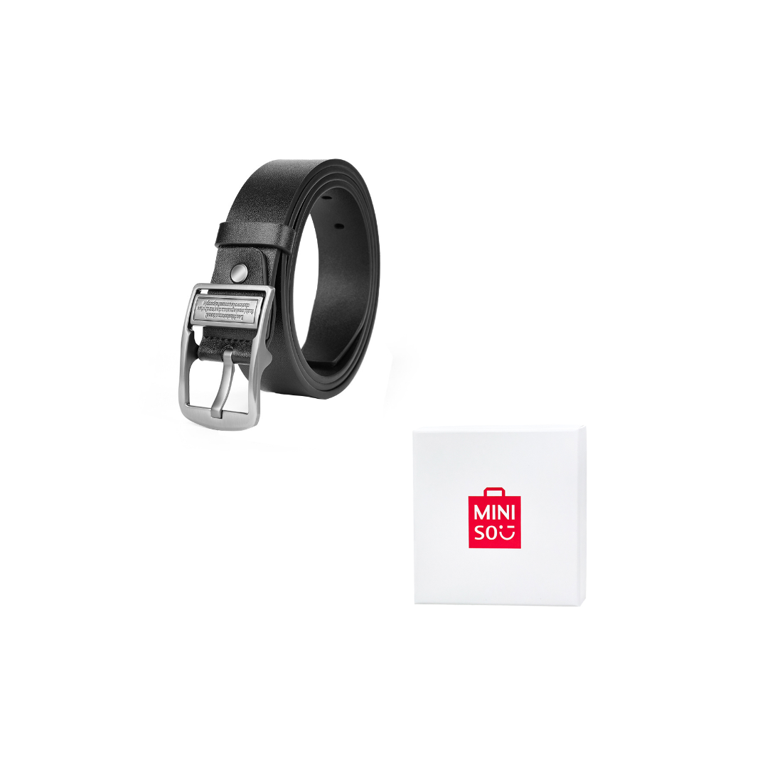 Miniso ПУ (полиуретан) Искусственная кожа Сплав Кожаные ремни Мужской 3,5 4 110cm