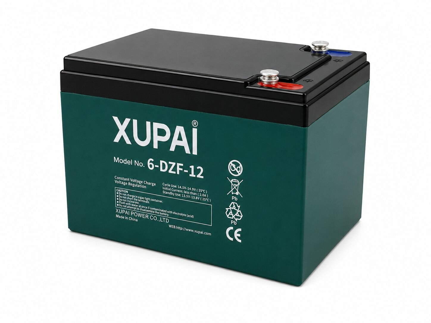 AGM батарея XUPAI 6-DZF-12 для электроскутеров и электровелосипедов
