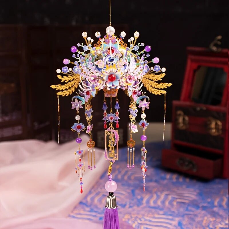 3D металлическая головоломка MU Little Phoenix Crown Honghu1