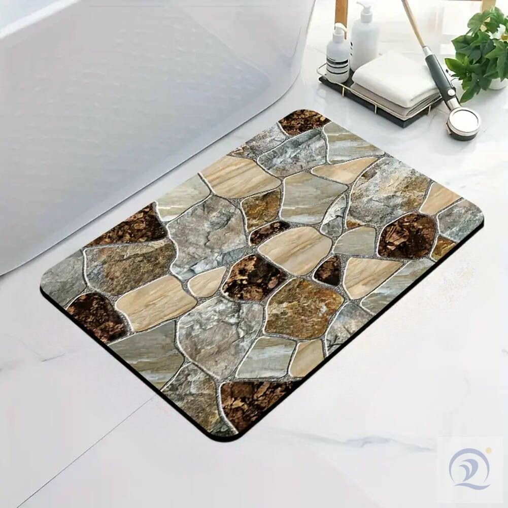 Коврик для ванной Разбитый пол 50x80 см
