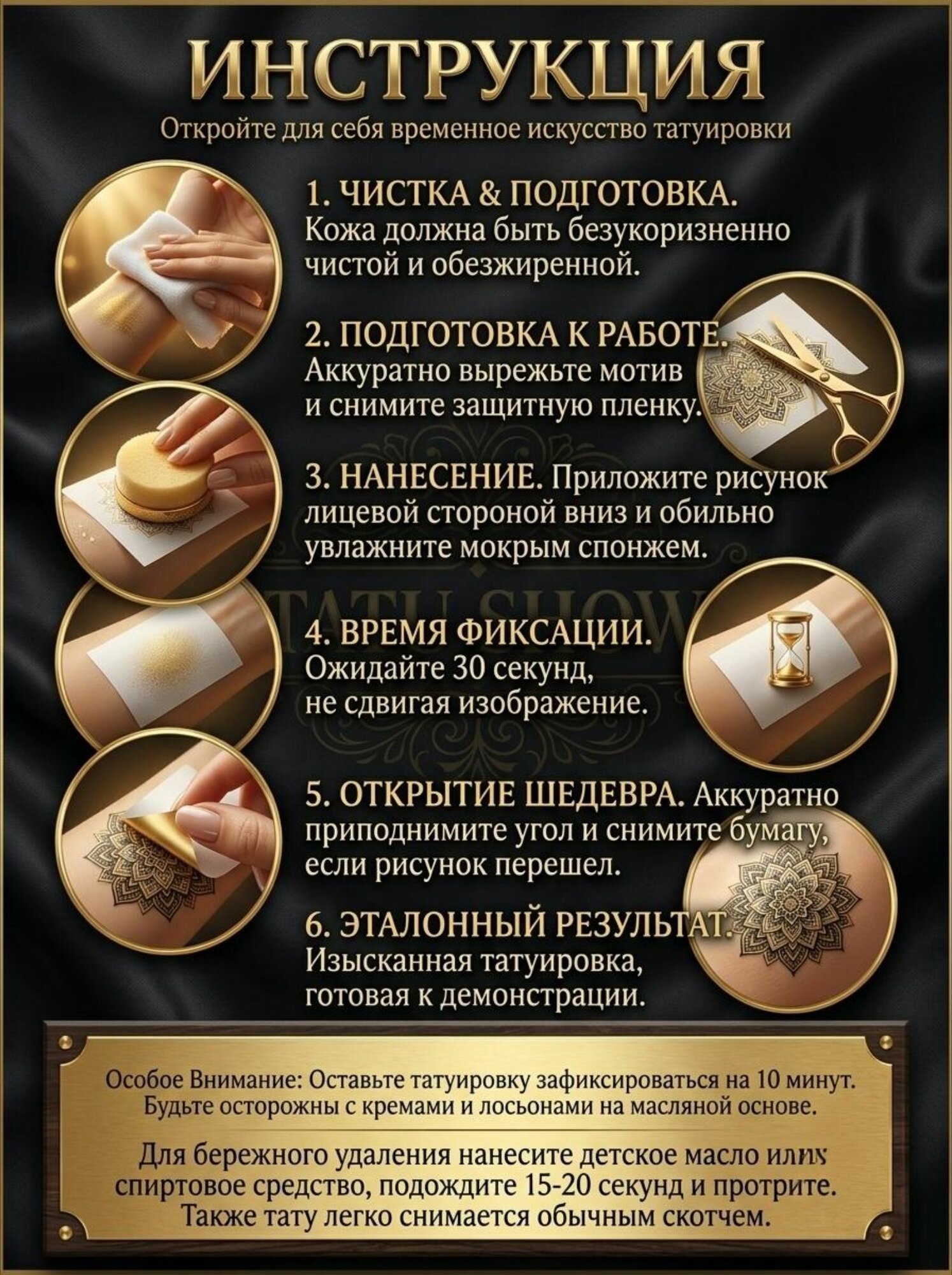 Татуировка переводная — фото 1