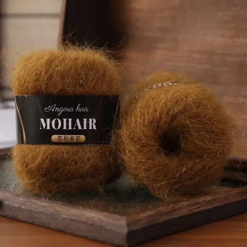 Пряжа из альпаки и мохера, для свитера ручной работы, сделай сам