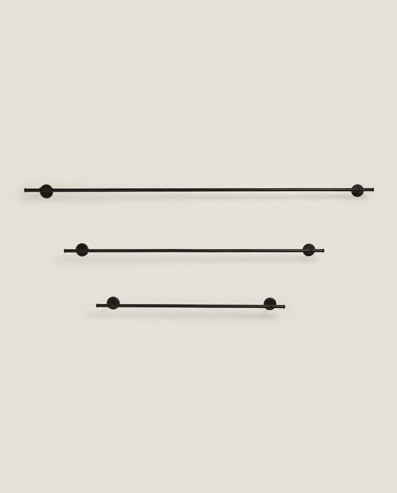 Карниз zara home железный, черный, 7.5 x 150 x 10.5 см 6137/077/800-2