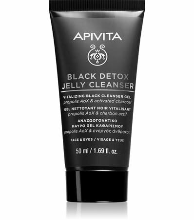 Средство для умывания Apivita Cleansing Black Detox Jelly Cleanser, 50 мл