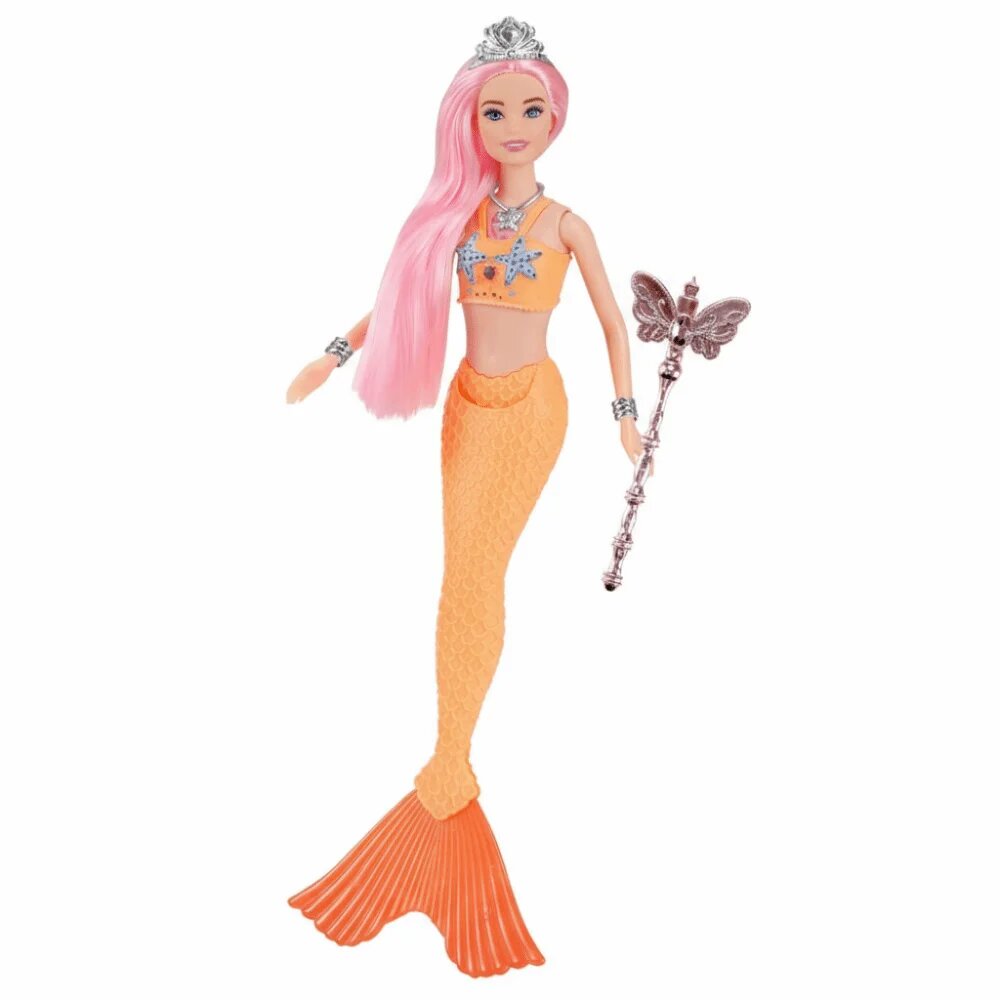 Светящаяся музыкальная кукла-русалка Mattel 32 см
