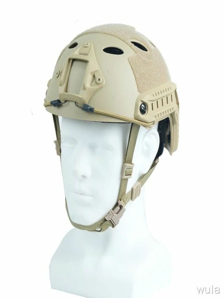 Тактическая камуфляжная каска для страйкбола и outdoors, с вентиляцией, MOLLE системой, размер M (55-59)