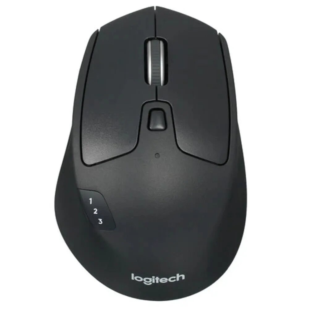 Logitech Мышь компьютерная беспроводная M720 Triathlon черная, оптическая 1000 dpi, Bluetooth + USB, для ноутбука и ПК ((910 - 004794 910 - 004791)