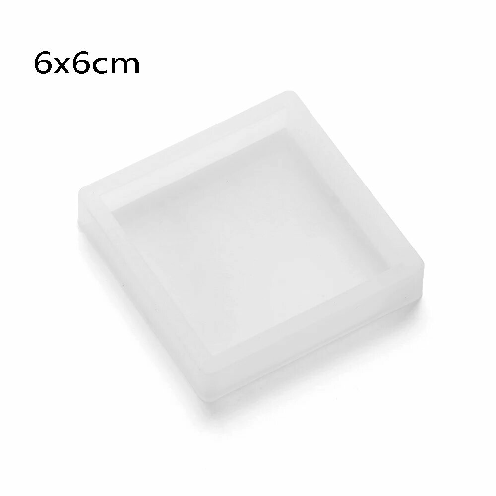 Силиконовые формочки для заливки эпоксидной смолы 6x6cm