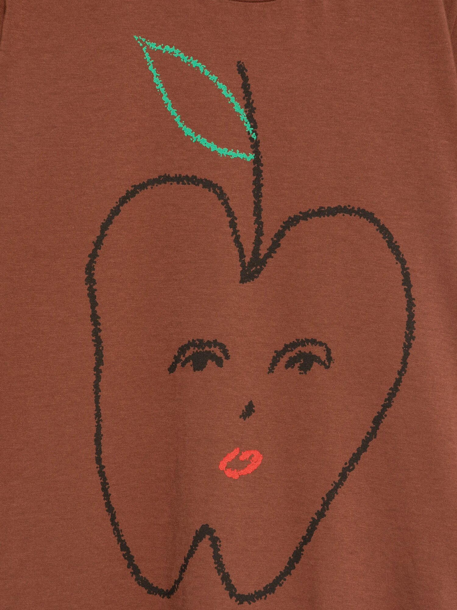 Футболка MM6 Apple-print T-shirt, размер 44 — фото 1