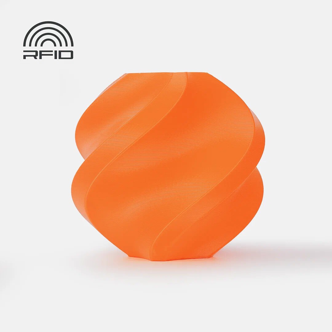 Пластик PLA Lite Orange - на катушке Bambu Lab для 3D принтера, 1кг