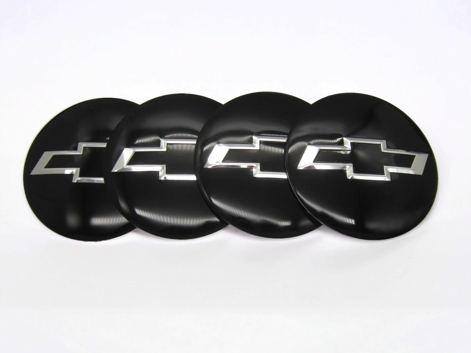Наклейки на диски Chevrolet black модель 2 56 мм