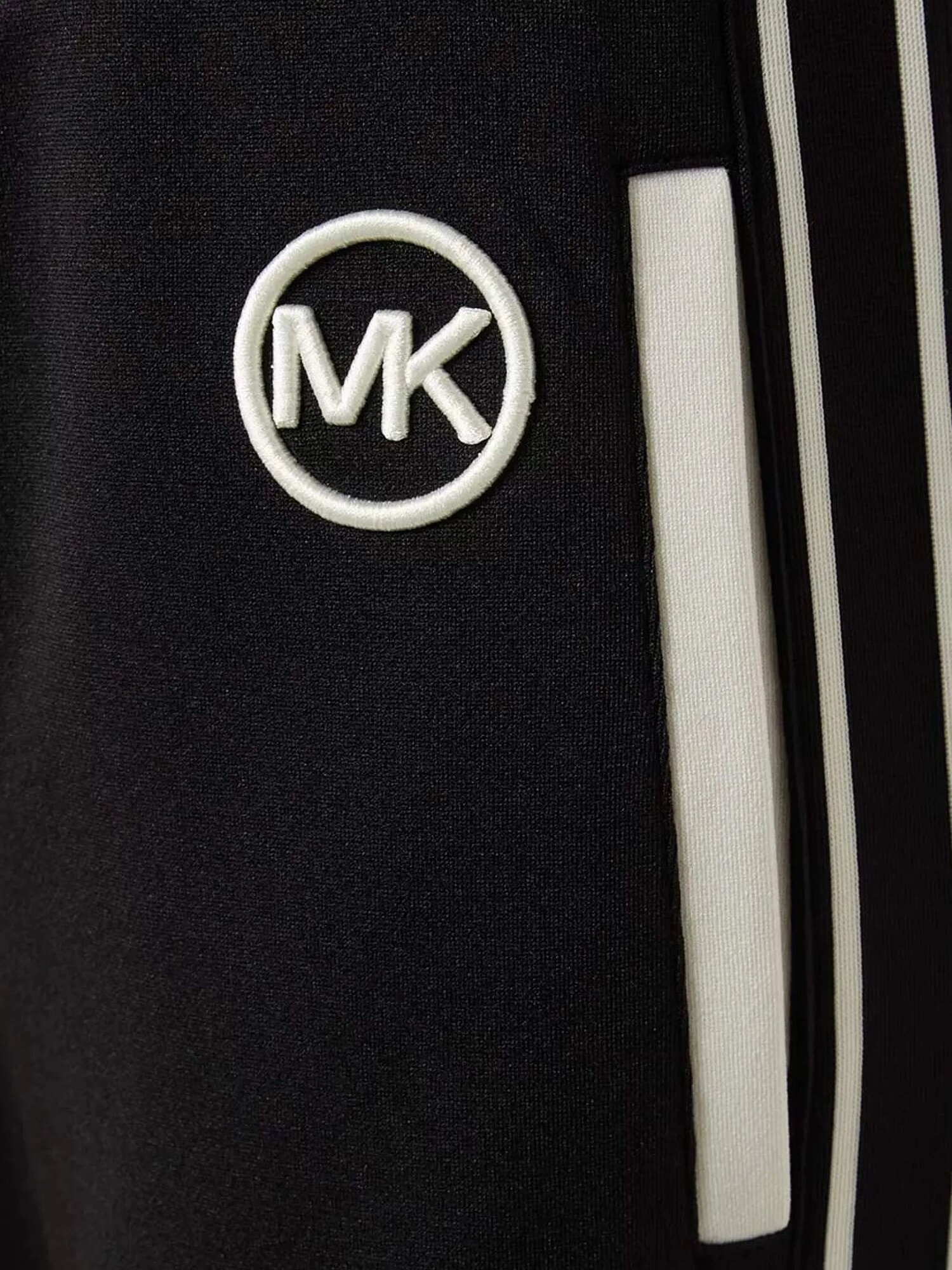 Брюки MICHAEL KORS Contrast-trim track pants, размер 48, black — фото 1