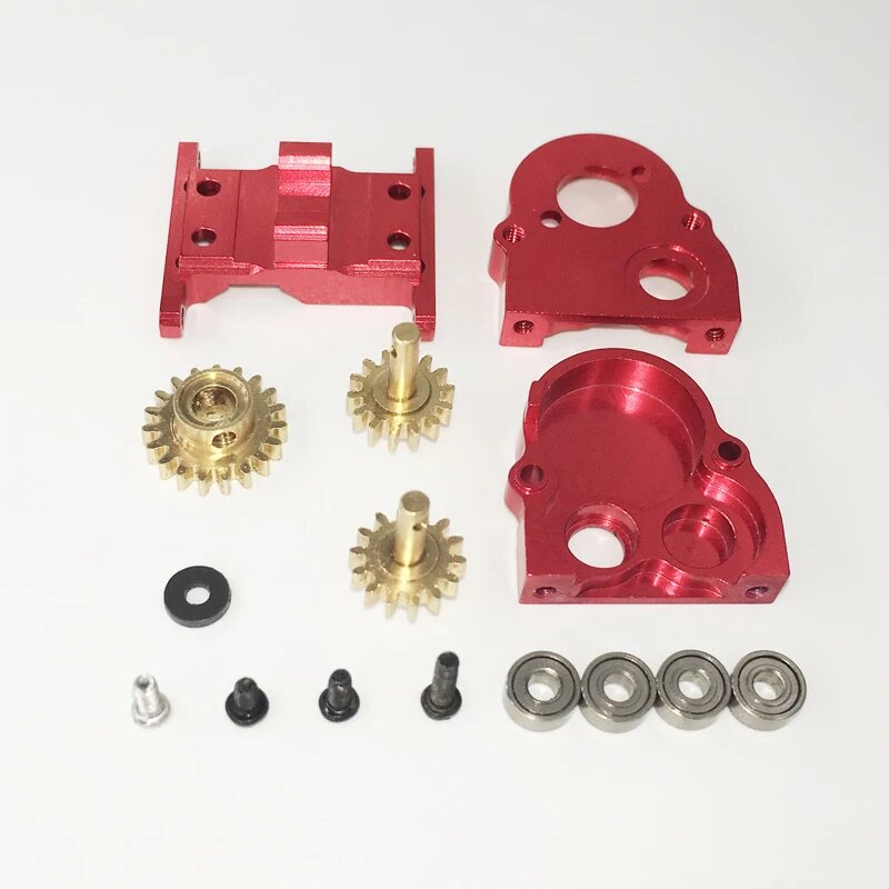 Металлическая реверсивная коробка передач Orlandoo Hunter A01 A02 A03 Red