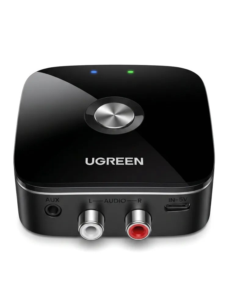 Bluetooth ресивер UGREEN с поддержкой aptX HD, адаптер Bluetooth 5.3, RCA, AUX 3.5mm