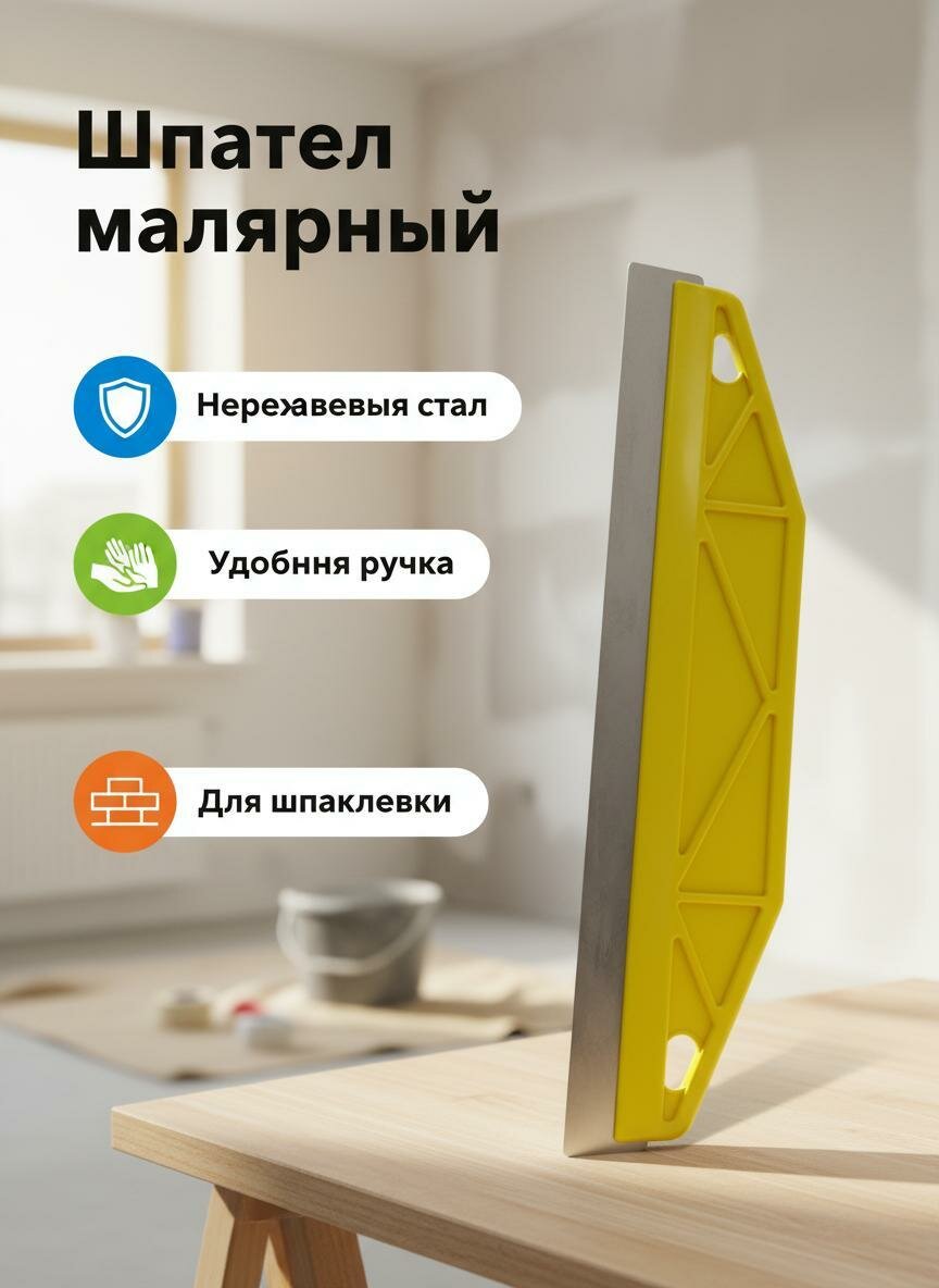 Линейка для укладки и обрезки обоев, 30.5см