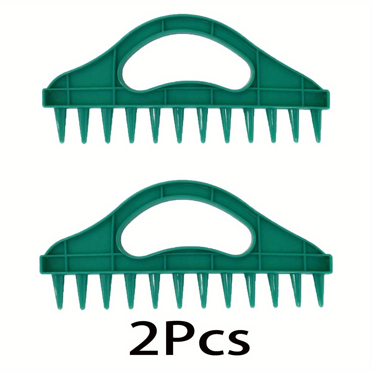 2 шт. ручных инструментов для посева семян и пробойника для почвы| Прочный зеленый пластиковый инструмент для точного розпосадки овощей, цветов и газонов - легкий и портативный, подходит для новичков и профессионалов.